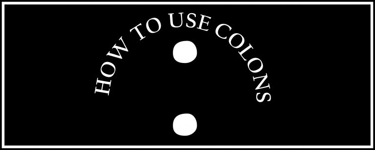 How to Use Colons (Punctuation) - The Visual Communication Guy